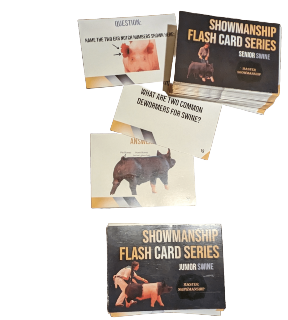 Showmanship Flash Card Series Bundle: Swine – Master Showmanship